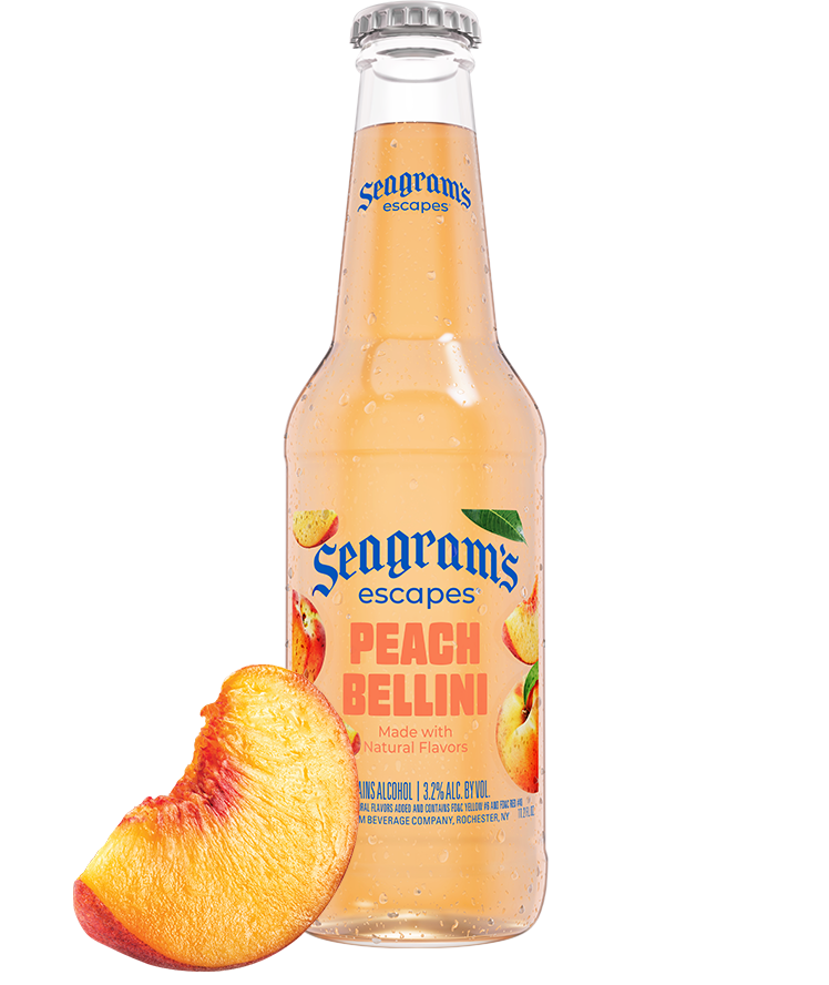 Peach Bellini | Seagram's Escapes