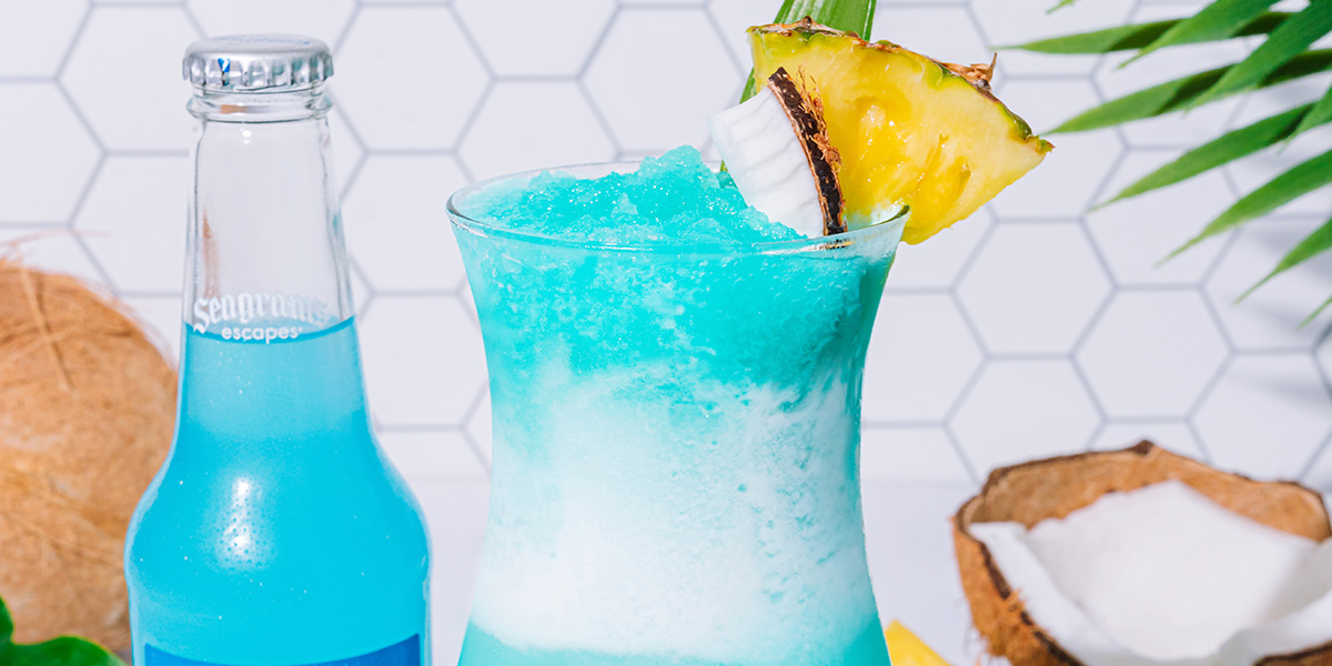 Frozen Coconut Colada | Seagram's Escapes